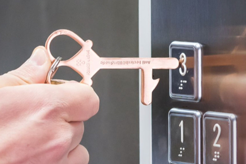 Hält die Hände keimfrei